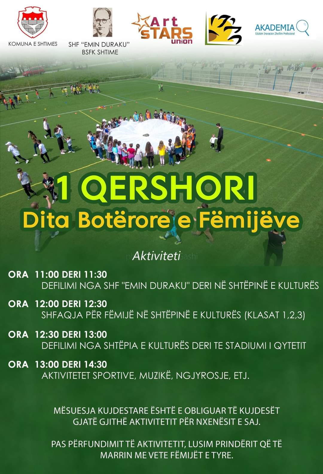 1 Qershori, Dita e Fëmijëve – Komuna e Shtimes